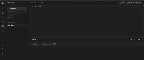 not able to perform sql command · supabase · discussion 7167 · github
