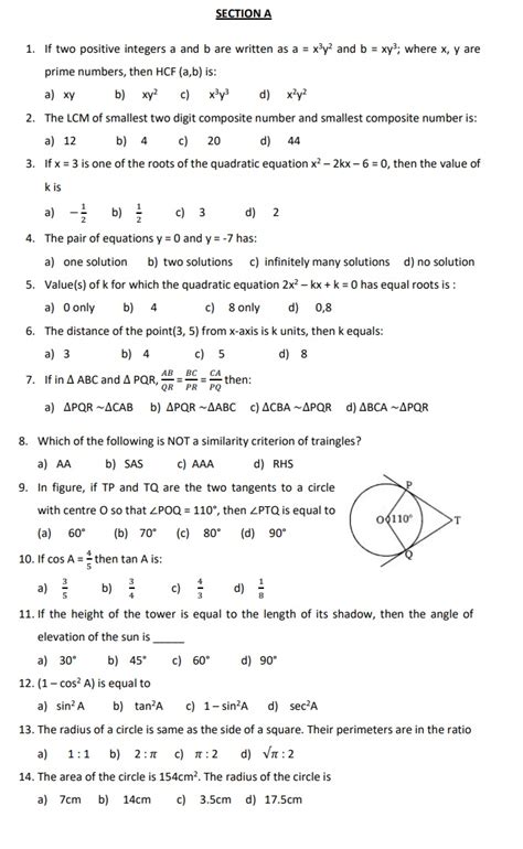 Download Cbse Class 10 Sample Paper And Marking Scheme 2023 24