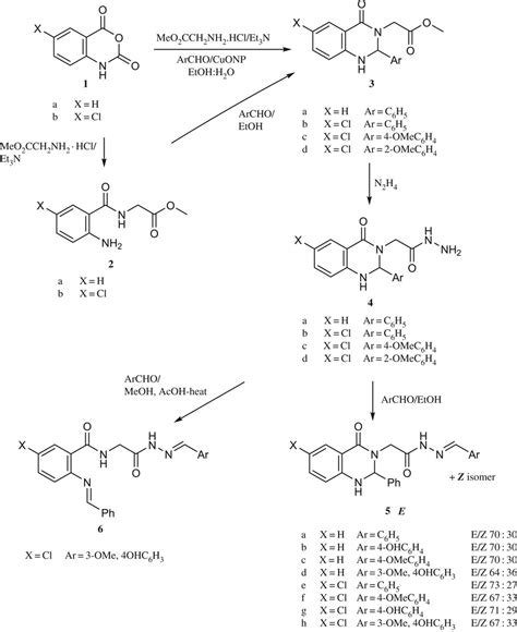 Synthesis Of Compounds 3 4 5 And 6 Download Scientific Diagram