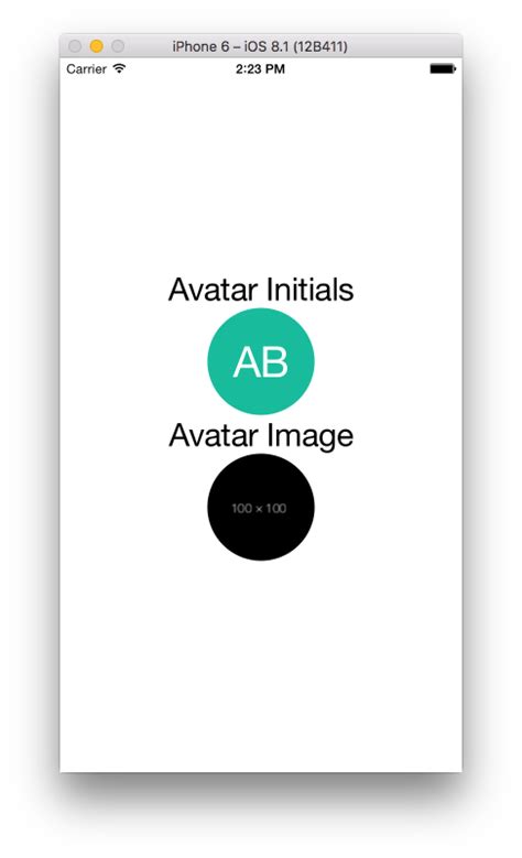 React Native User Avatar Component Reactscript