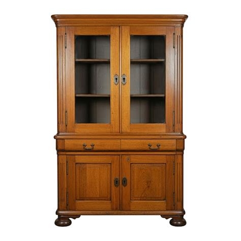 Glassdoor Cabinet With Drawers Premium Ai Generated Image