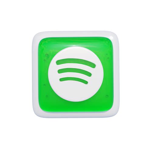 Spotify Social Media Icon 3d Illustration 18749182 Png