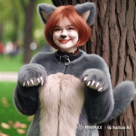 Animated Cute Pudgy Ginger Grey Cat Catgirl By Mysticnitekatt On Deviantart