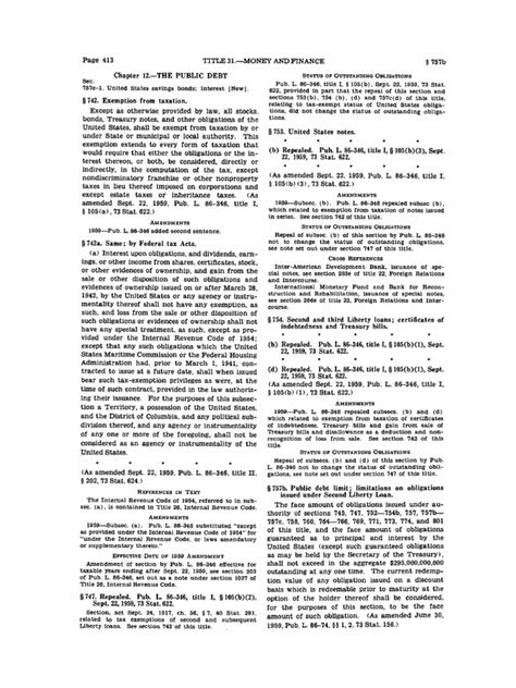 Title 31 Usc Section 742 Pdf