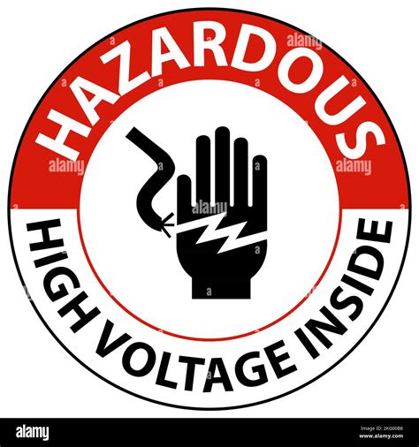 Danger High Voltage Vector