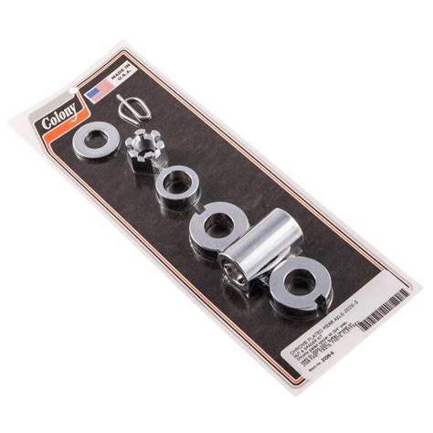 2026 5 Rear Axle Nut Smooth Spacer Kit 2000 2007 Harley Davidson
