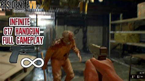 Infinite G17 Handgun Only Full Gameplay Resident Evil 7 Youtube