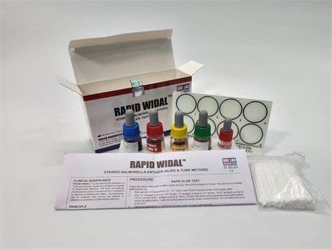 Rapid Widal O And H Slide Test Quicklab