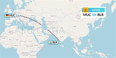 Lh764 Flight Status Lufthansa Munich To Bangalore Dlh764