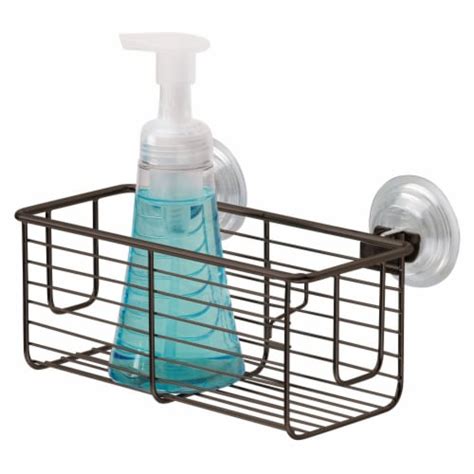 Interdesign Classico Suction Bath Basket Bronze 1 Ct Ralphs