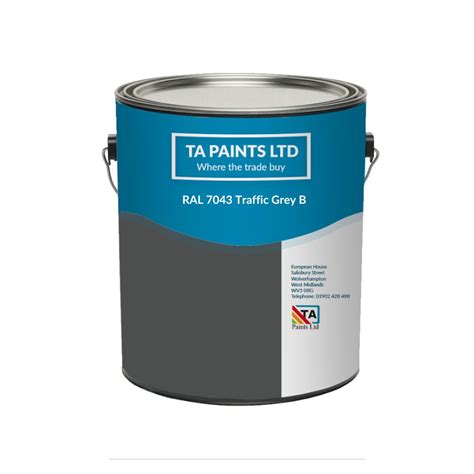Ral 7043 Traffic Grey B Paint Ta Paints