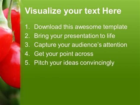 Red And Chilli Pepper Powerpoint Templates Ppt Backgrounds For Slides 0613