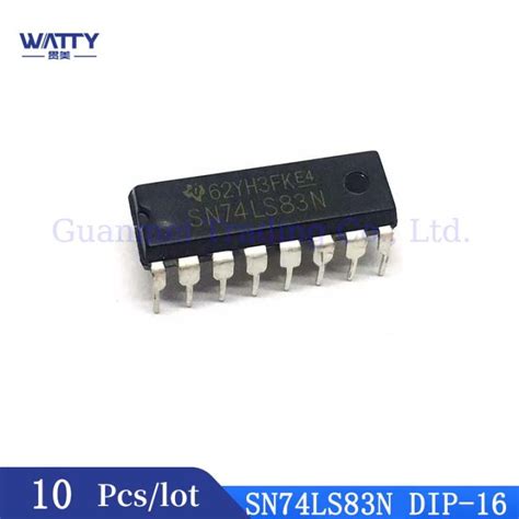 10pcs Lot Sn74ls83n Dip 16 Hd74ls83p 74ls83 Count Divider Chip Logic Ic Electrical Circuitry
