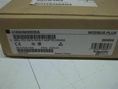 Schneider Electric Modbus Plus 416nhm30030a Interface Adapter Factory Sealed