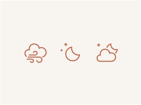 Animated Weather Icons By Margarita Ivanchikova