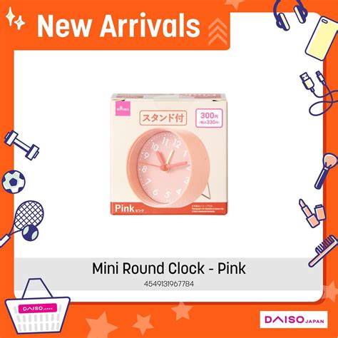Daiso Singapore Mini Clocks For Your Rooms And Spaces⏰