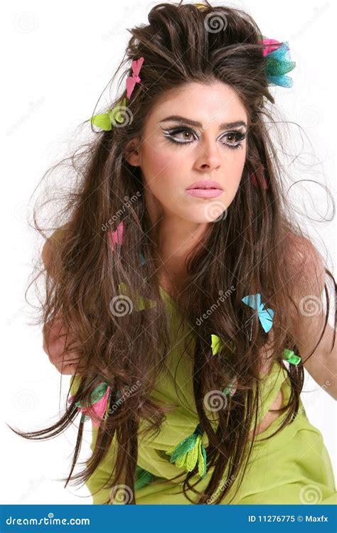 Beautiful Fashion Girl Stock Image Image Of Sensual 11276775