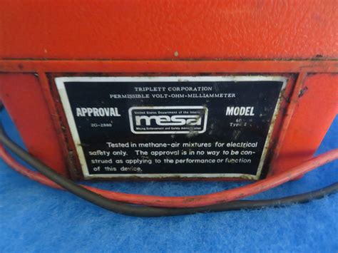Triplett Mesa Model 60 Type 2 Multimeter 1 Year Warranty Integrity
