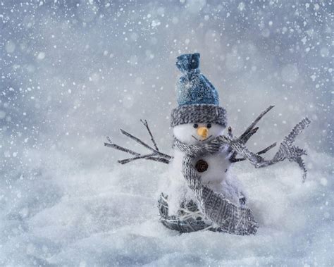 Snowman Desktop Wallpapers Wallpaper Cave
