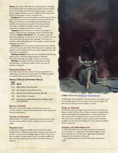 Oracle Origin Sorcerer By Keundt Tumbex