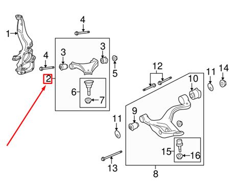 Land Rover Discovery 4 L319 Front Right Upper Control Arm Lr051614 Oem For Sale Online Ebay