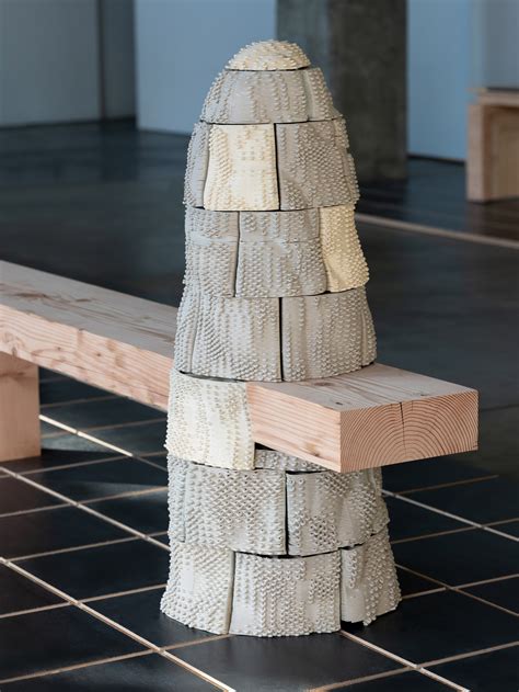 Bench With Scaffold For Moss Featured In San Francisco Exhibition