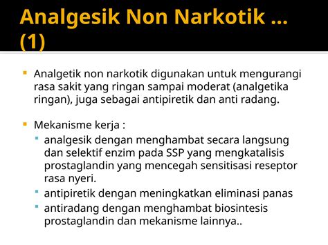 Materi Tentang Kimia Medisinal Analgesikpptx