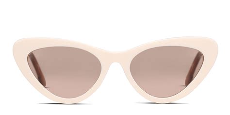 Muse Sarah White Prescription Sunglasses 50 Off Lenses