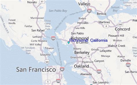 San Pablo California Map Map Of Rose Bowl