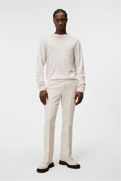 Mino Light Merino Crew Cloud White J Lindeberg