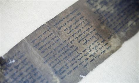Ten Commandments Dead Sea Scroll To Be Displayed In Israel Biblical