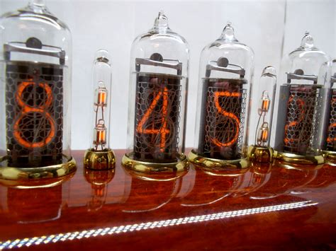 Classic Nixie Tube Clock Brasses Nixie Tube Clocks