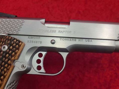 Kimber Raptor Ii Custom Shop 45 Cal Pistol Kramer Auction Llc