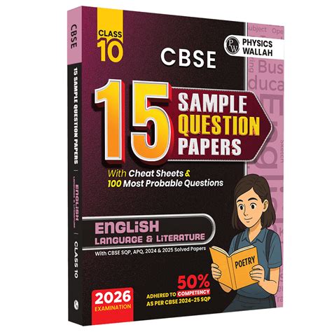 15 Cbse Sample Paper Class 10 English For 2026 Board Exam With 50