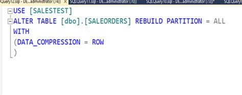 Sql Serverda Canlı Veriyi Tablo Bazlı Sıkıştırma Compress Ömer