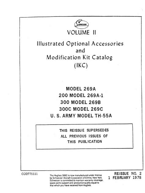 Schweizer 269a B C Accesories And Mods 1 Feb 1978 210919 Pdf