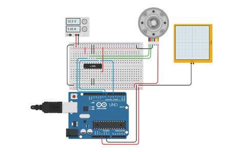 Circuit Design Encoder Pid Control Tinkercad