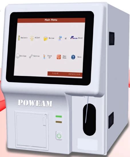 Automatic Liquid Reagent Hematology Analyzer Test Machine Blood Gas