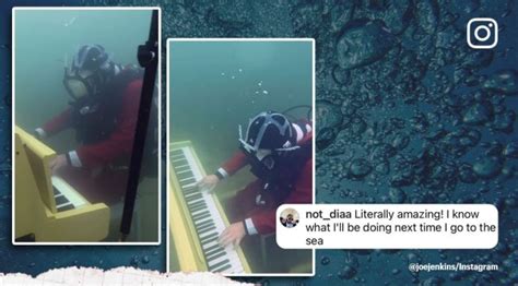Watch Pianist Goes Underwater To Play The Little Mermaids ‘under The