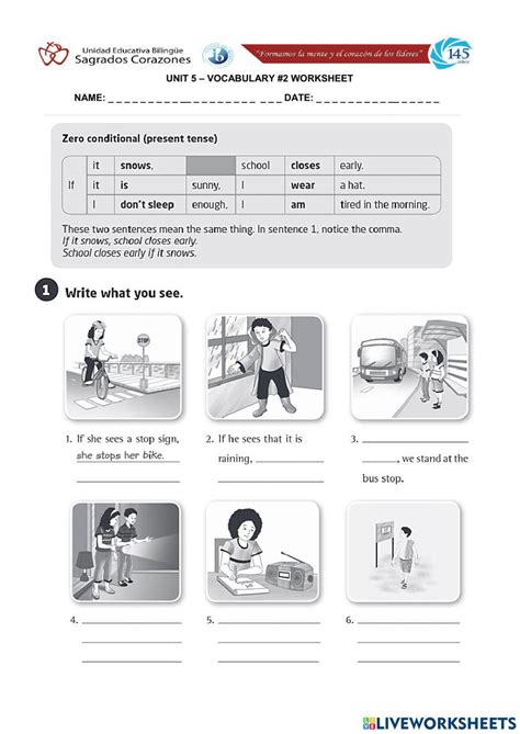Zero Conditiona… Free Interactive Worksheets 1751330