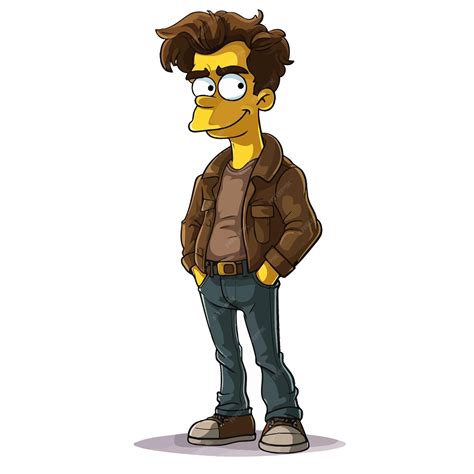 Premium Vector Hugo Simpson Cartoon Characte