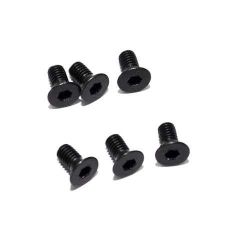 River Hobby 10247 M3x8mm Flat Head Hex Screws 6pcs Ftx6535 Rcma