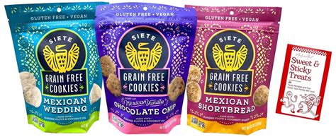 Siete Grain Free Vegan Cookies Baked Crunchy Soft 1 Each Mexican