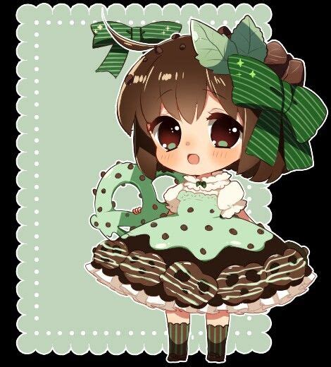 Anime Eating Chibi