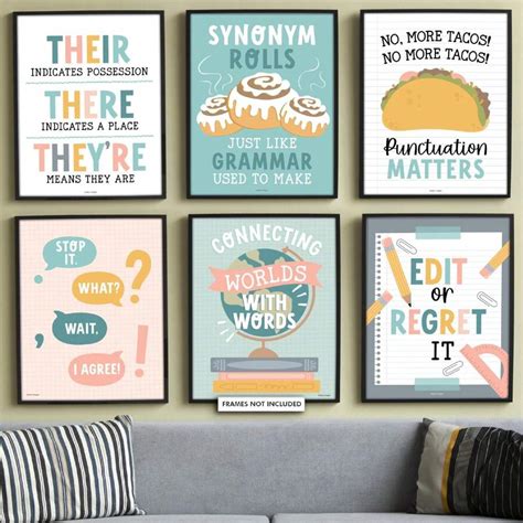 6 Boho English Classroom Decor Middle School English Classroom