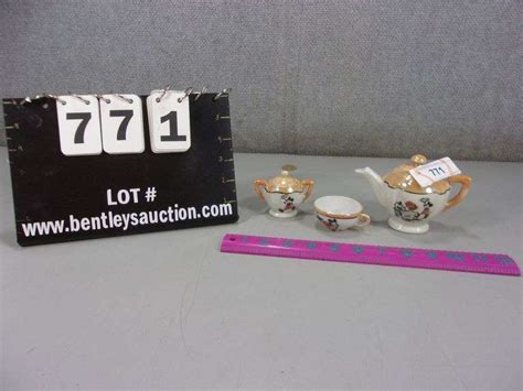3 Pc Michkey Mouse Tea Set Made In Japan Bentley And Associates Llc