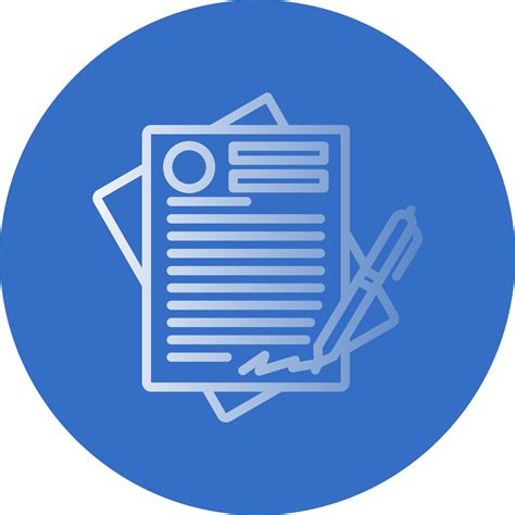 Contract Vector Icon Design 25110653 Vector Art At Vecteezy