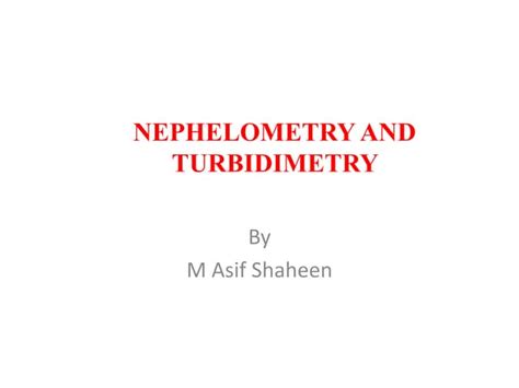 Nephlometery Pptx