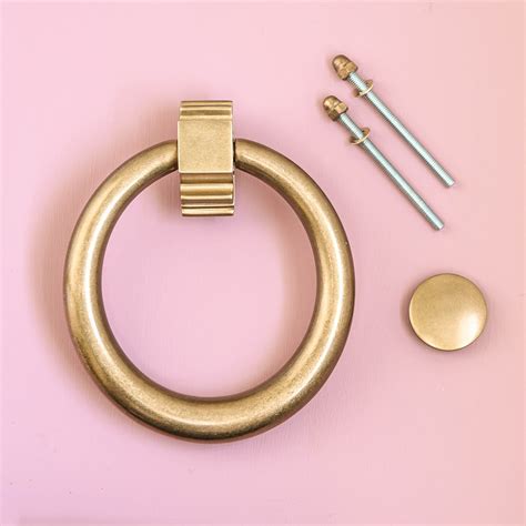 Brass Door Knocker Large Door Knocker Ring Door Knocker