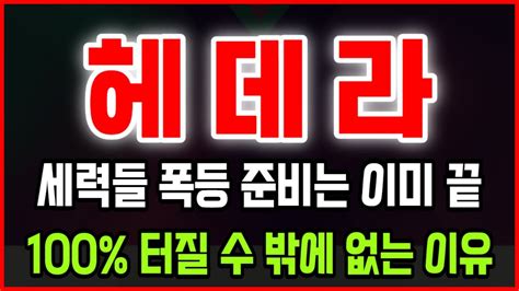 헤데라 코인 역대급 불장에서 수익 싹쓸이하자 헤데라코인헤데라코인전망 Youtube